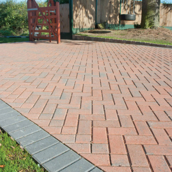 Omega Block Paving - 80 MM Thick - 200 x 100 MM Single Size Pack ...