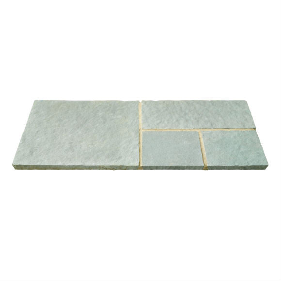 Smart Rippled Limestone - 22mm Calibrated Flagstone Project Pack ...